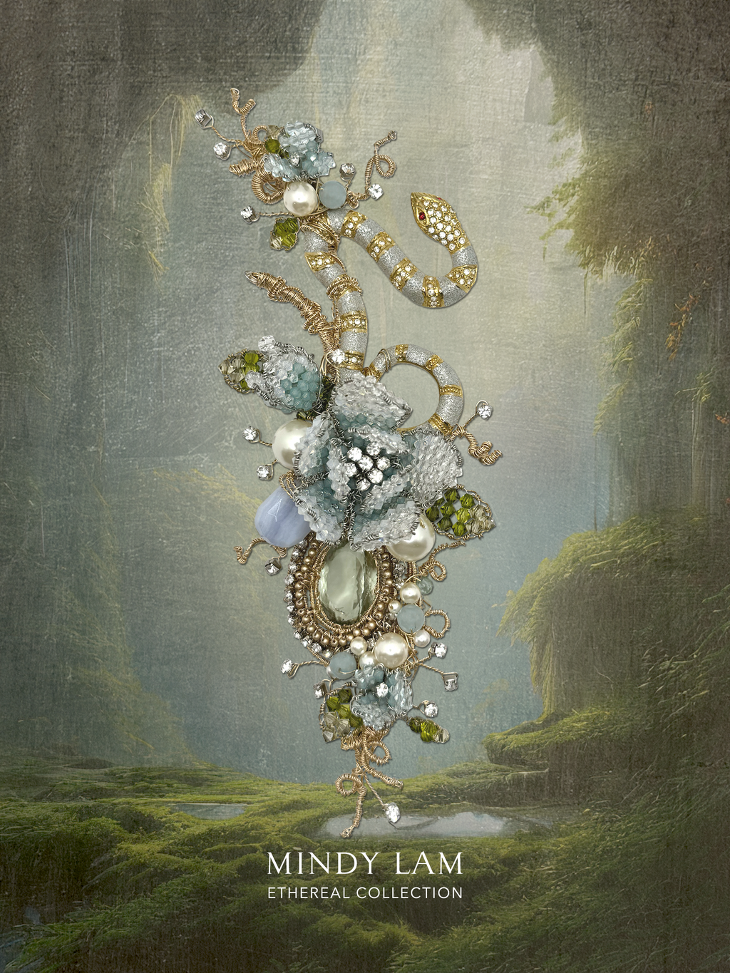 Ethereal Collection Lapel Pin - Wonder of the Striped Serpent – Mindy ...