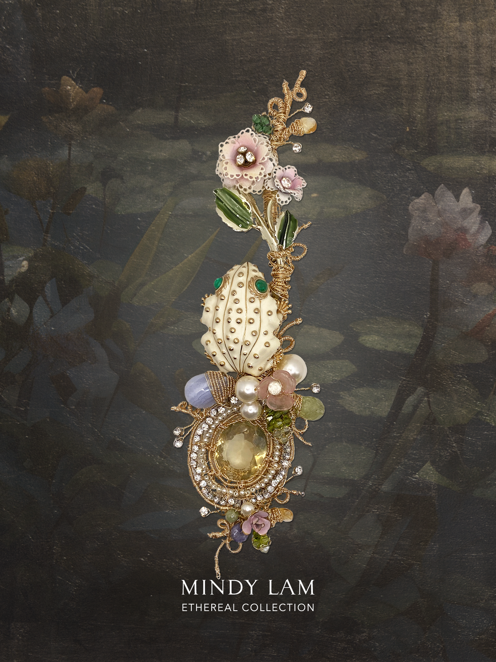 Ethereal Collection Lapel Pin - Whispers of Home – Mindy Lam Jewelry