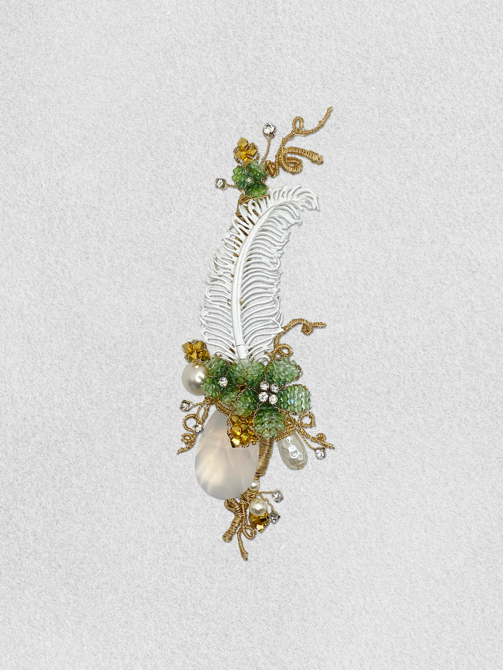 Men's Lapel Pin - The Mystical Feather – Mindy Lam Jewelry