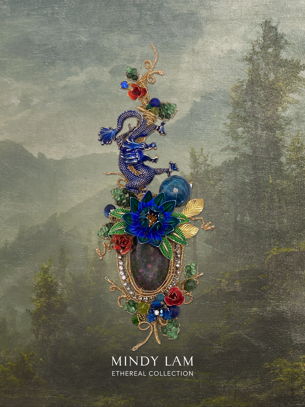Ethereal Collection Lapel Pin - The Ethereal Visitor – Mindy Lam Jewelry