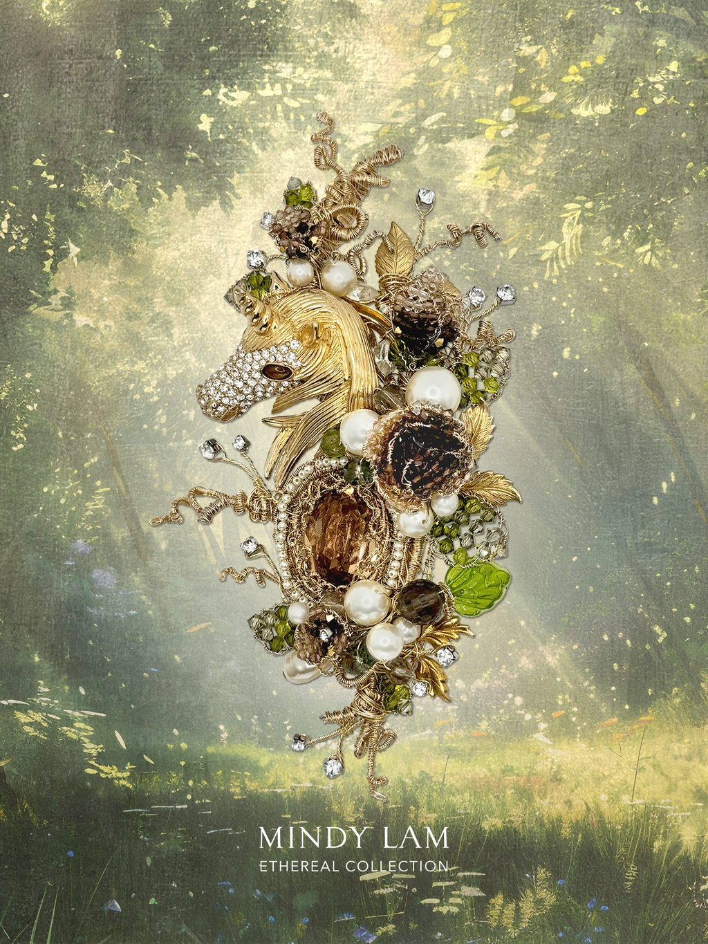 Ethereal Collection Lapel Pin - Where Magic Wanders – Mindy Lam Jewelry
