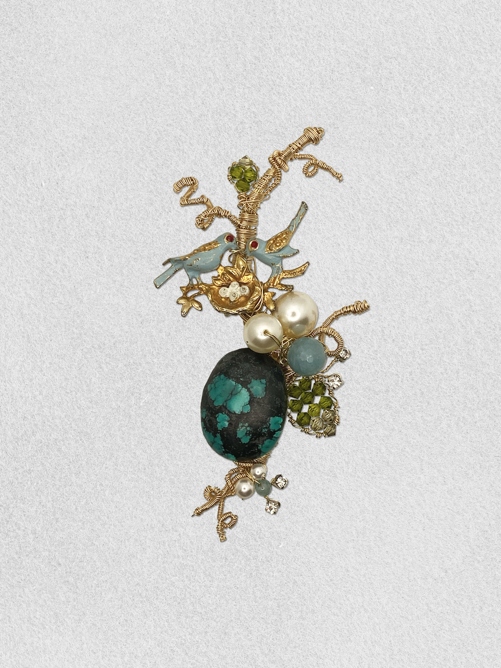 Men's Lapel Pin - Nest of Love (Mini) – Mindy Lam Jewelry