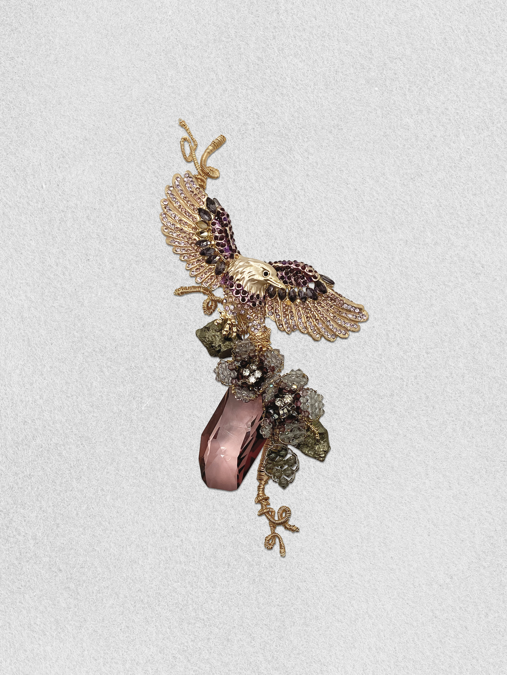 Men's Lapel Pin - Soaring Eagle – Mindy Lam Jewelry