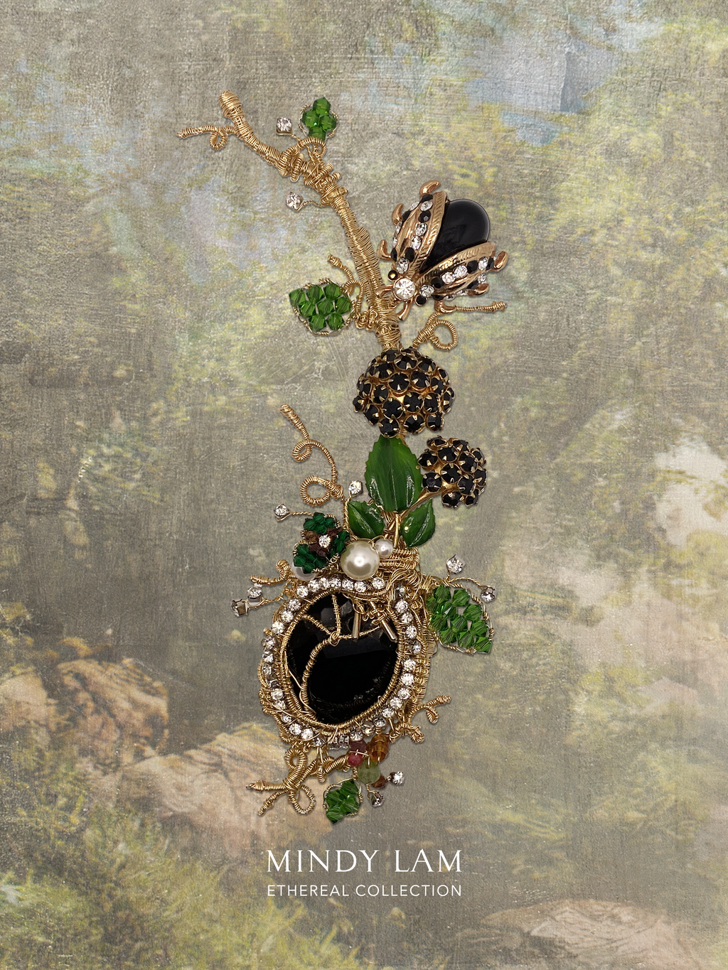 Ethereal Collection Lapel Pin - Luck of the Ladybug – Mindy Lam Jewelry